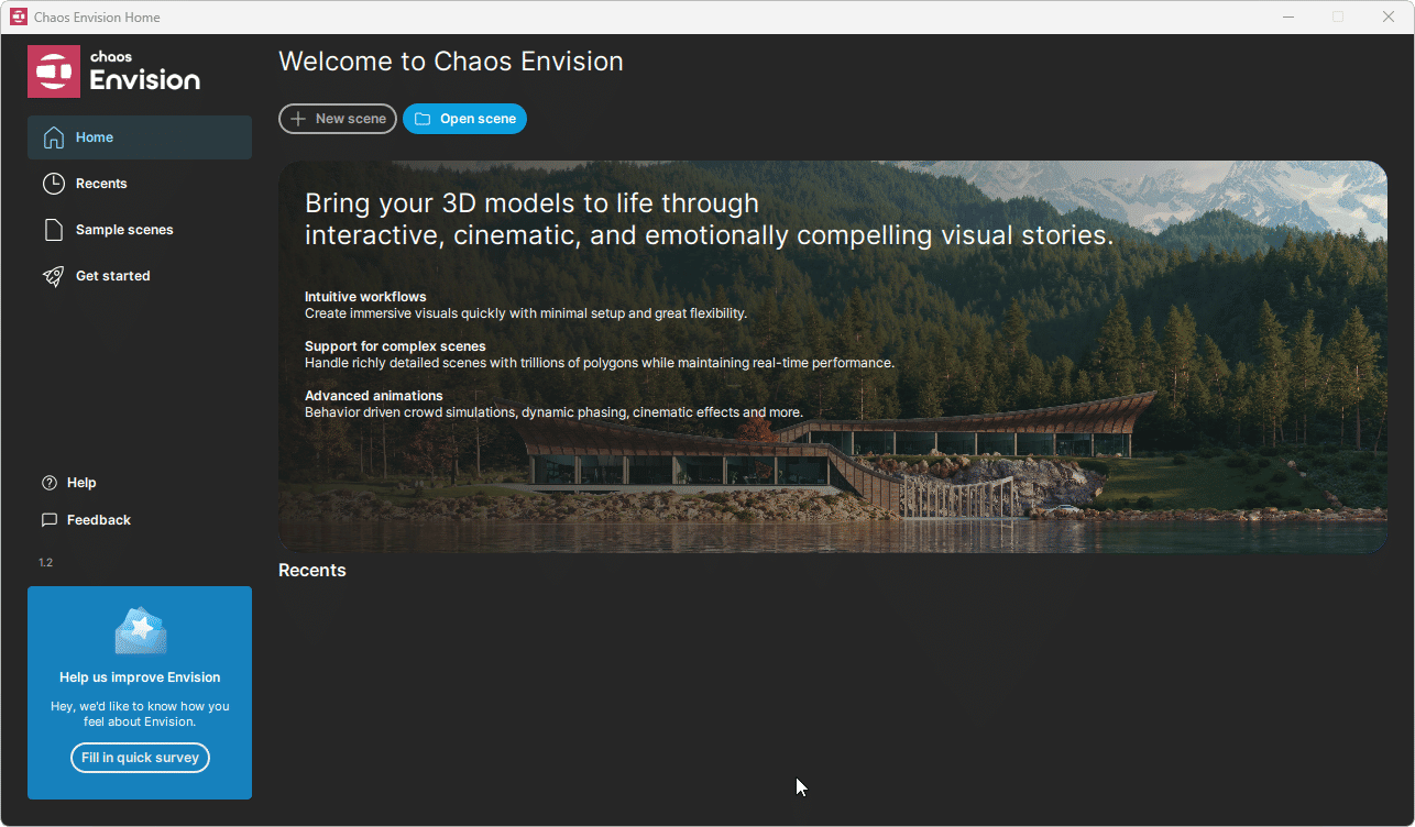 Chaos rendering software